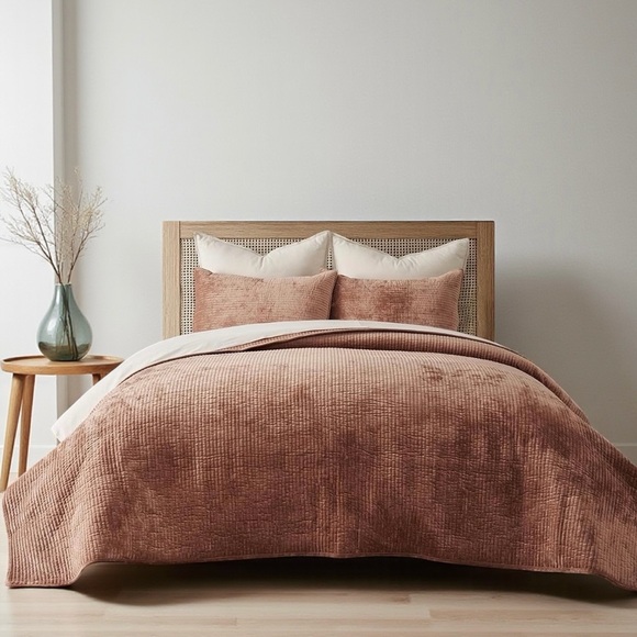 West Elm Velvet Bedding
